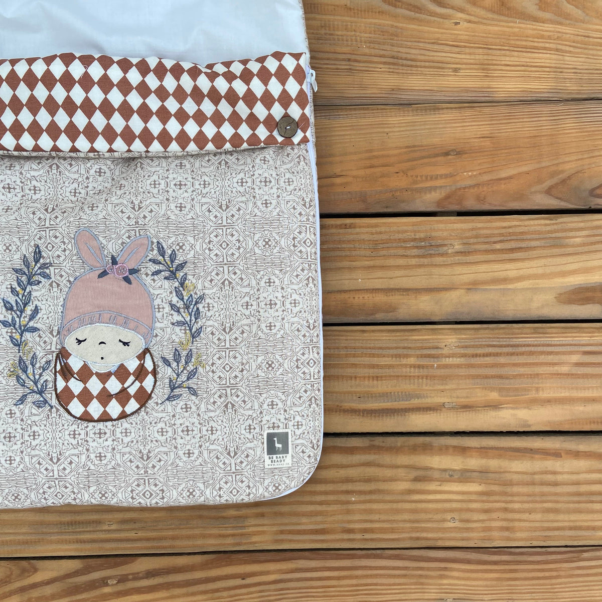 Fresh From Heaven Baby Carrier Nest + Custom Gift Bag (Handcrafted Pat – Zoey