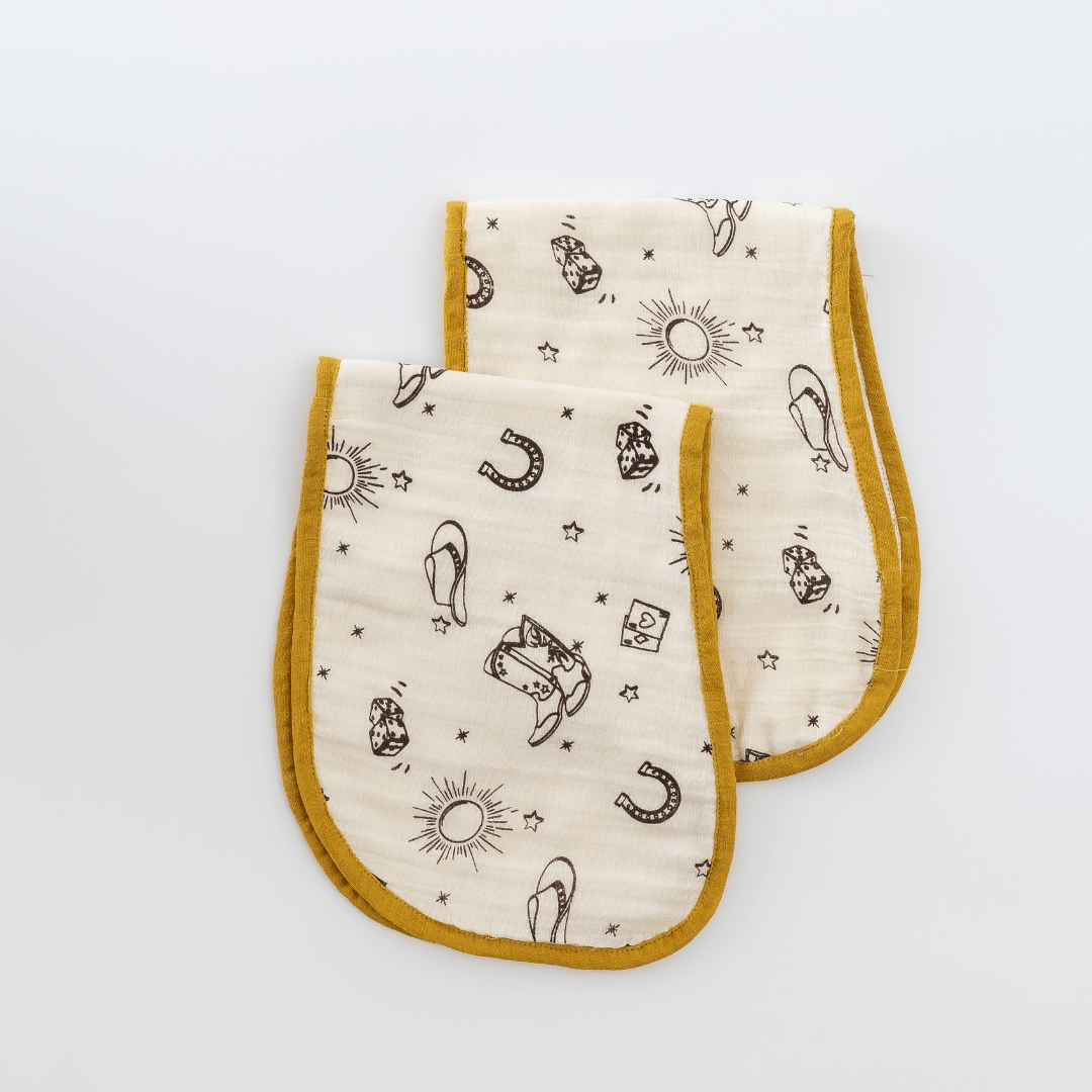 Wild Wild West Burp Cloth (Set of 2) – Zoey