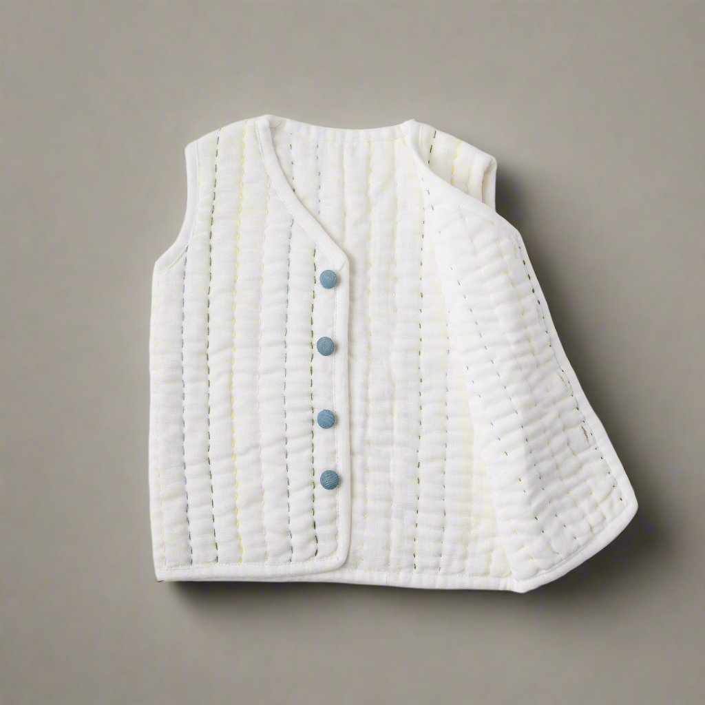 Newborn Muslin Vests – Zoey